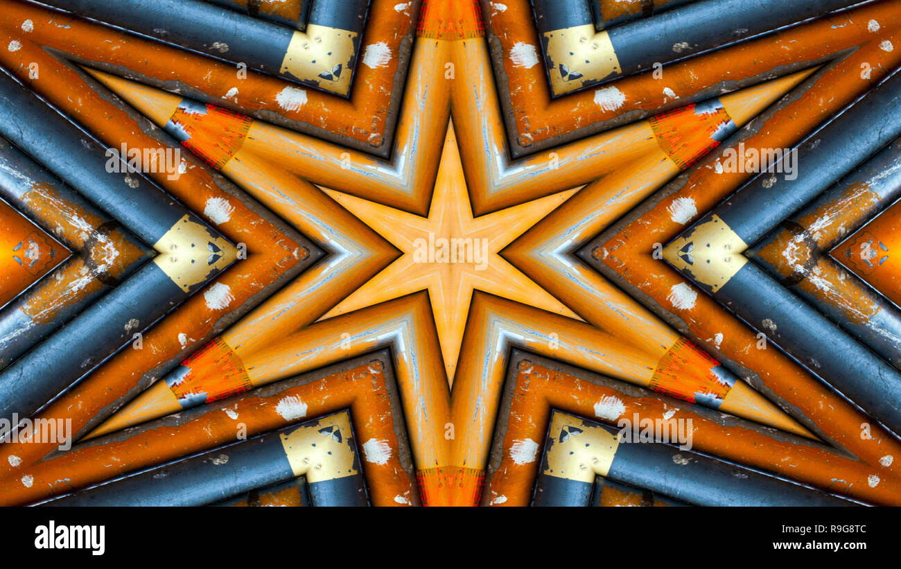 Abstract Colorful Hypnotic Symmetric Pattern Ornamental Decorative ...