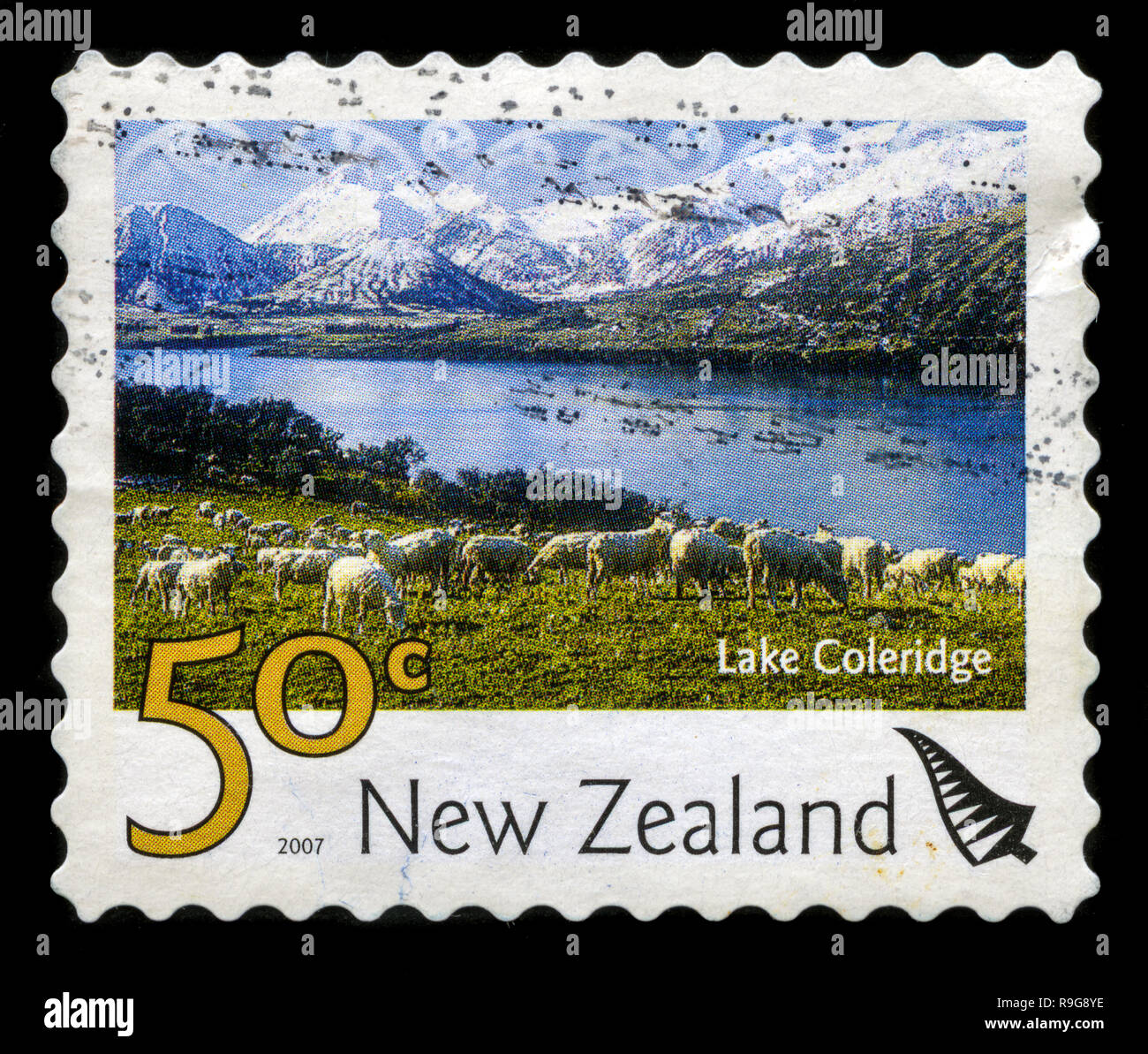 Postage stamp from New Zealand in the New Zealand Landscapes (1st ...