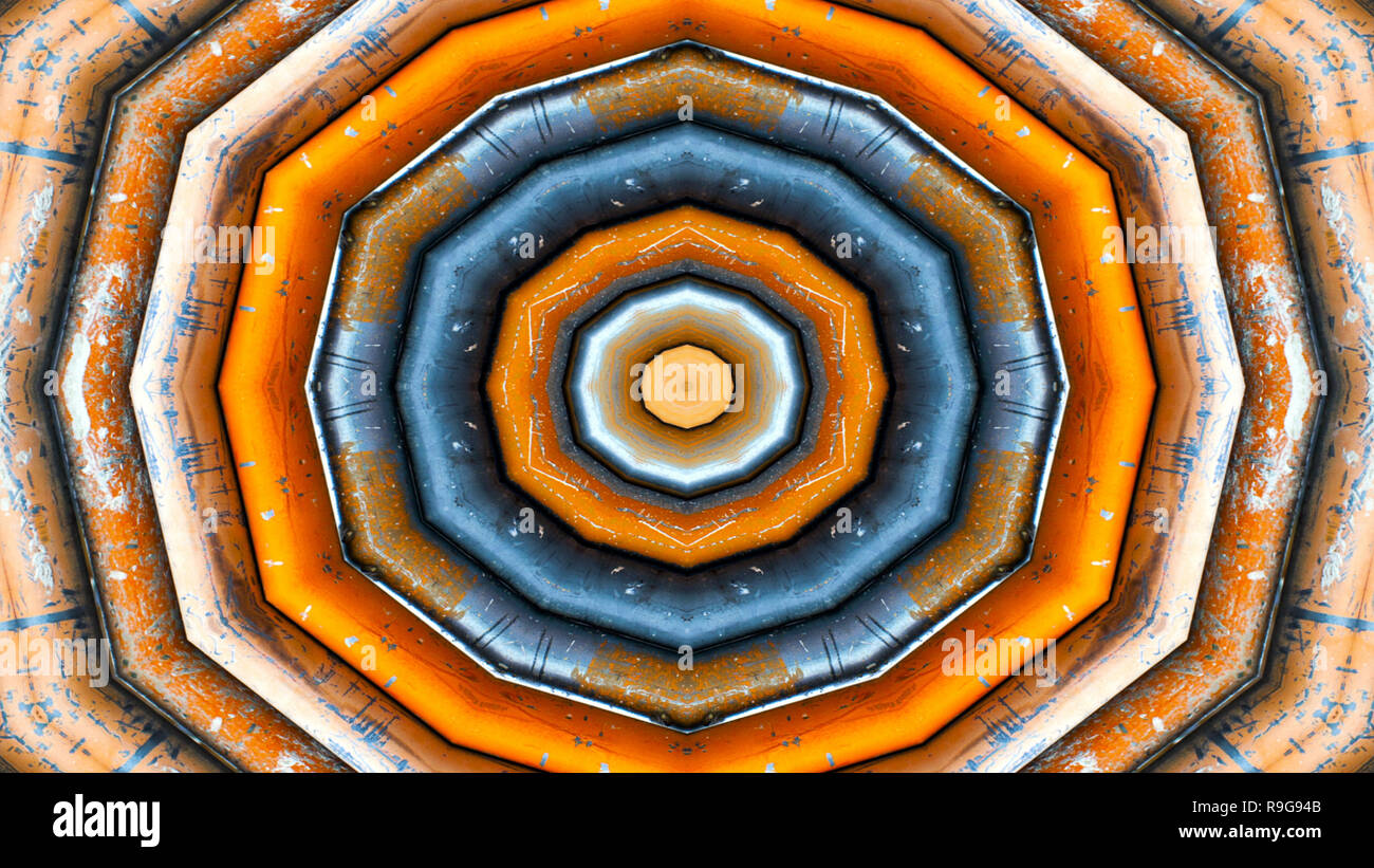Abstract Colorful Hypnotic Symmetric Pattern Ornamental Decorative ...