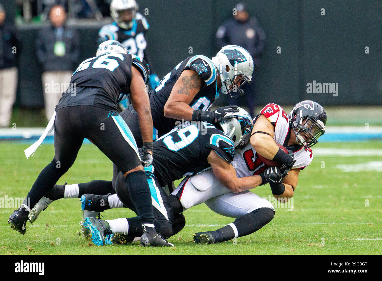 Charlotte, NC, USA. 23rd Dec, 2018. Carolina Panthers middle linebacker ...