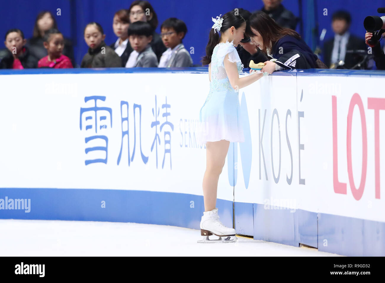 (L-R) Rika Kihira, Mie Hamada coach, DECEMBER 21, 2018 - Figure Skating ...