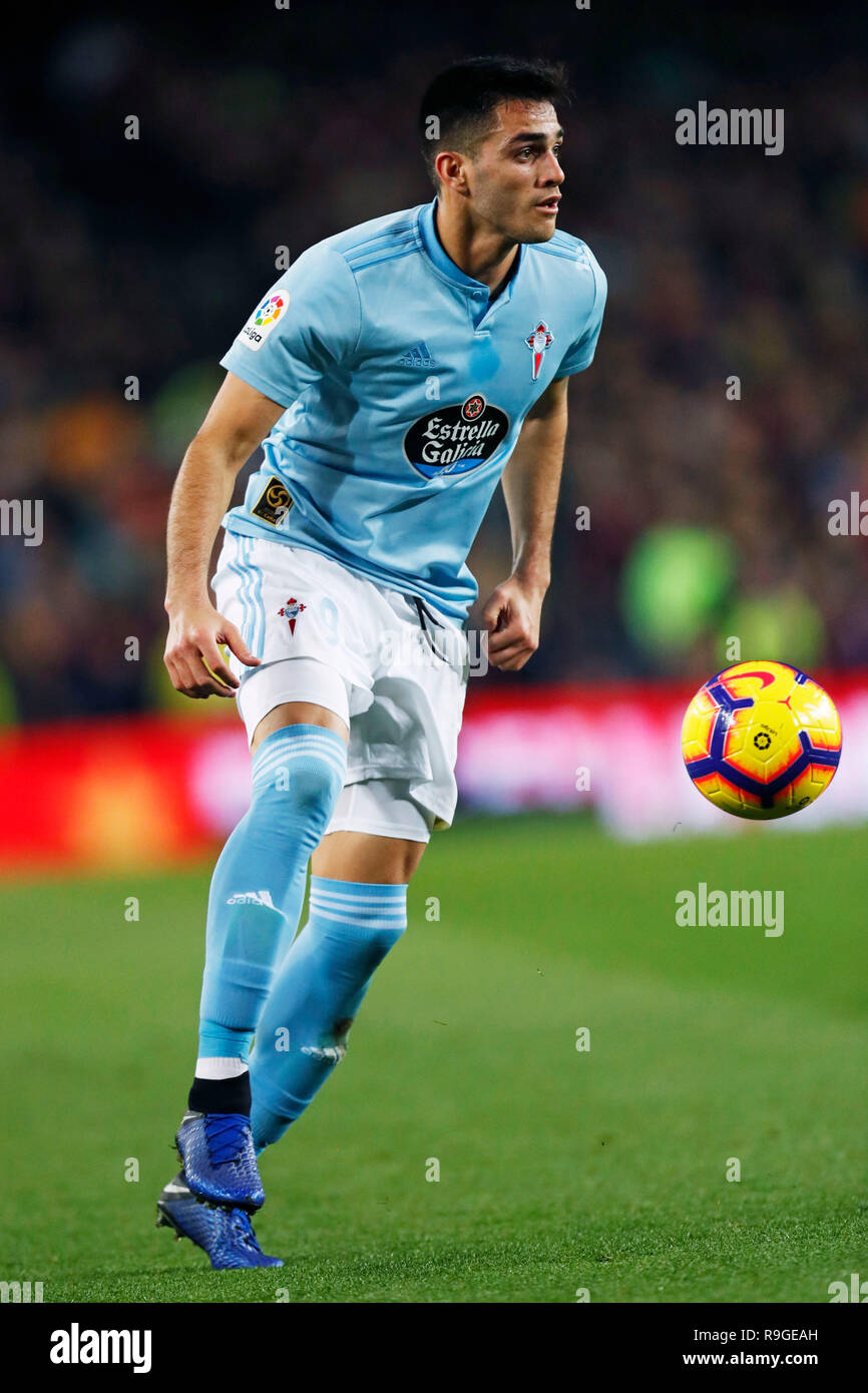 Barcelona, Spain. Credit: D. 22nd Dec, 2018. Maximiliano Gomez (Celta ...
