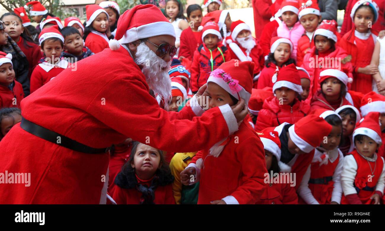 Dressed as santa school hi-res stock photography and images - Alamy