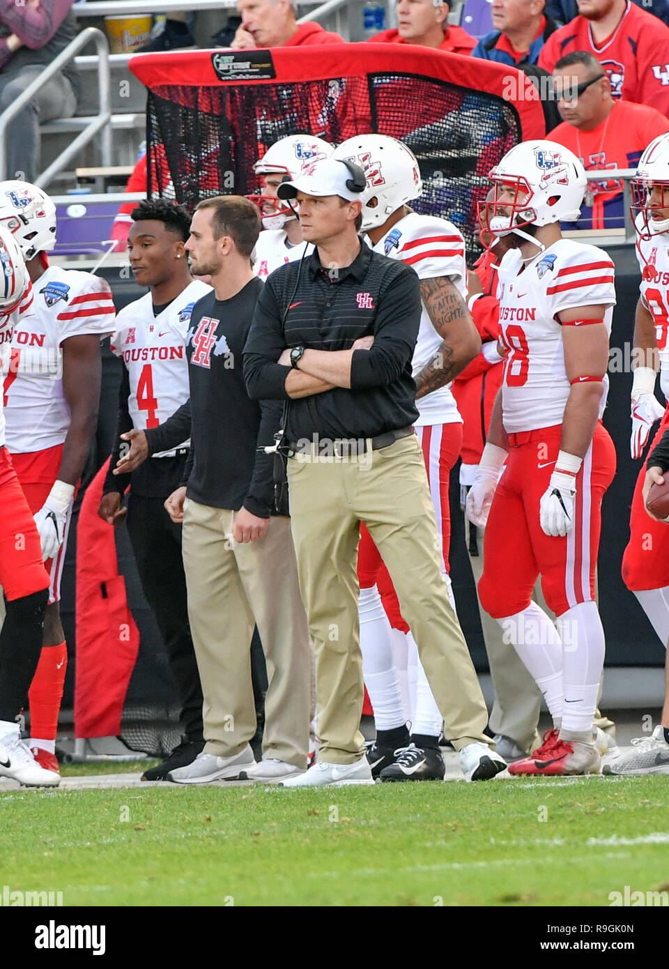 Fort Worth, TX, USA. 12th Dec, 2018. Houston Cougar Head Coach, Major ...