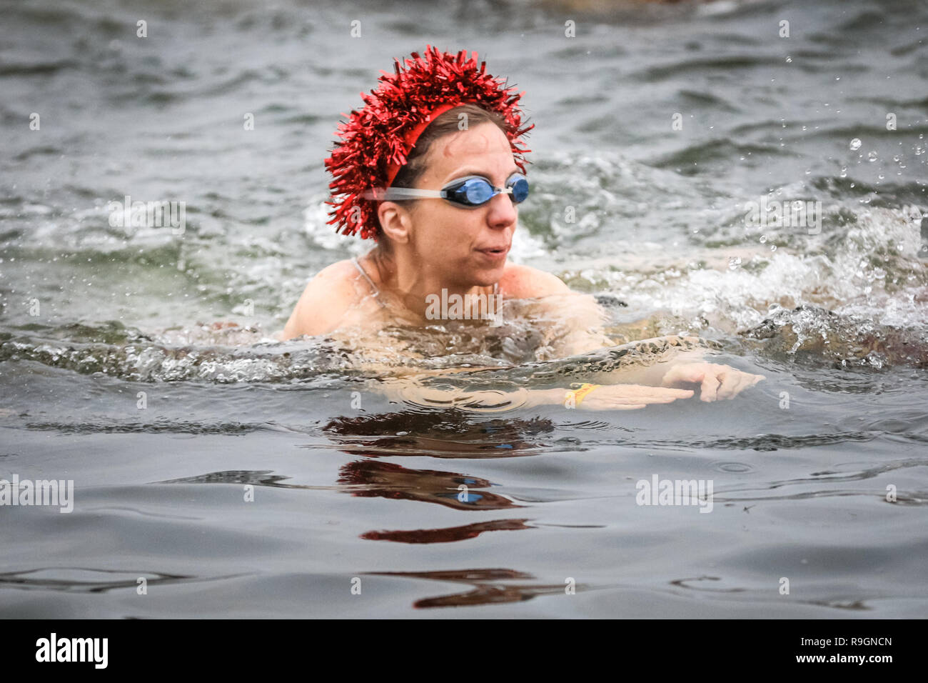 Hyde Park, London, 25th Dec 2018. The 154th annual Christmas morning ...