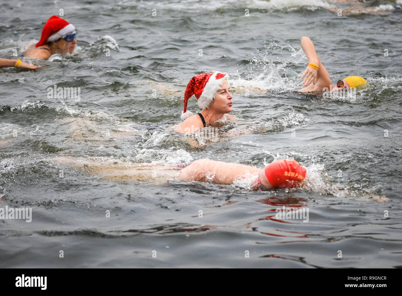 Hyde Park, London, 25th Dec 2018. The 154th annual Christmas morning ...