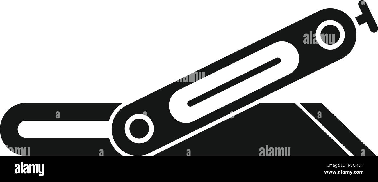 Metal angle knife icon. Simple illustration of metal angle knife vector ...