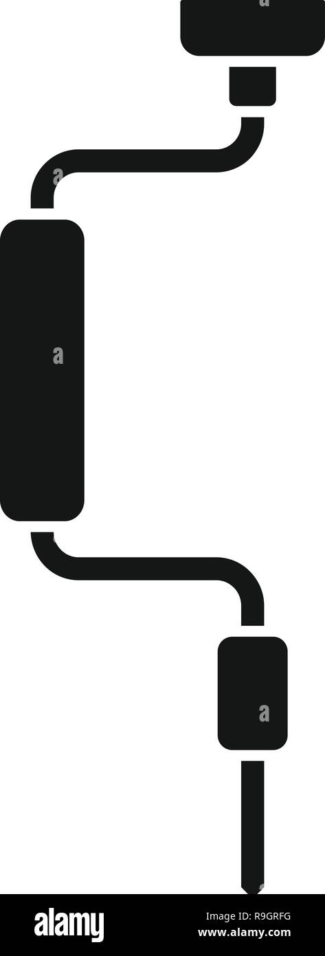 Brace icon. Simple illustration of brace vector icon for web design ...