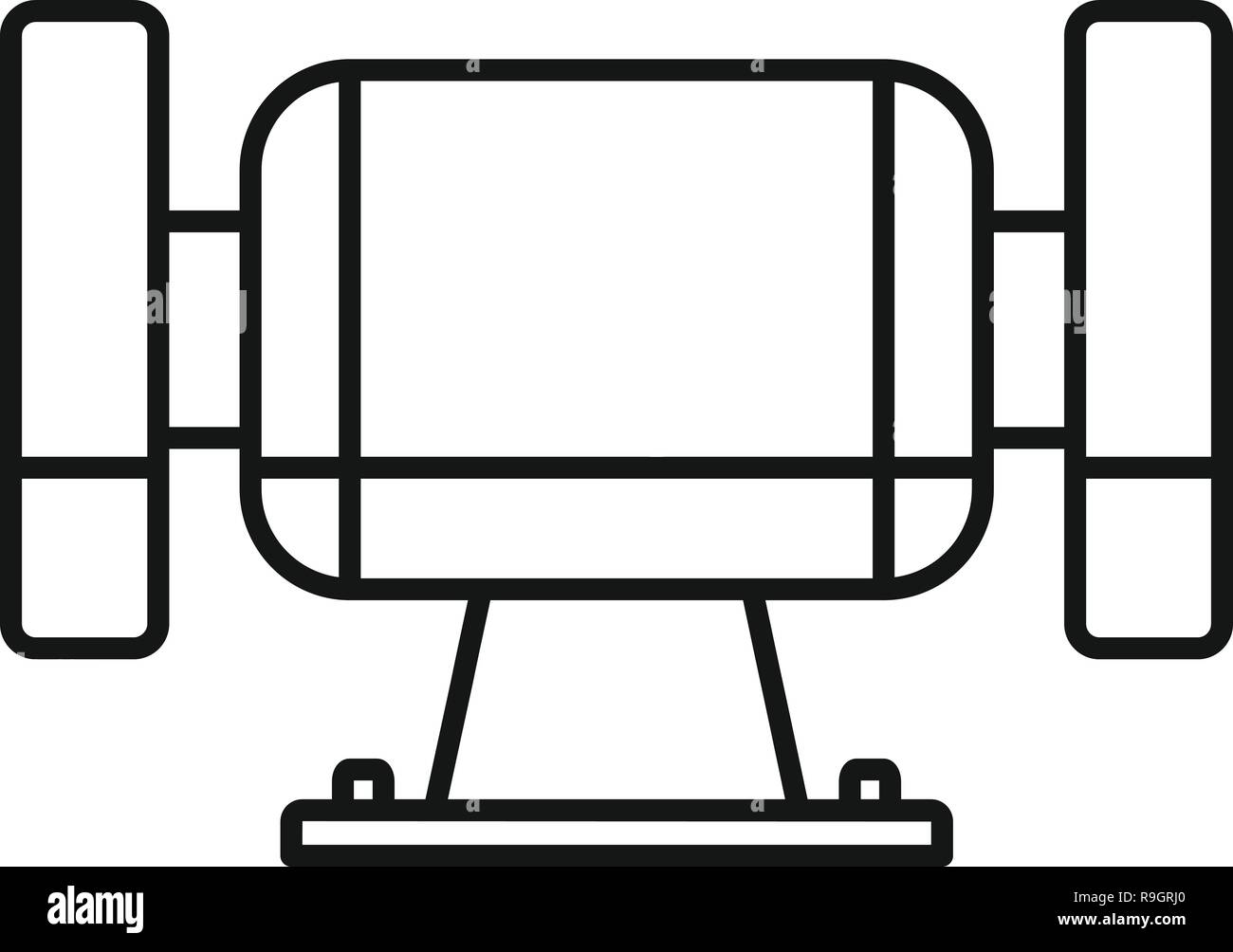 Polish miter icon. Outline polish miter vector icon for web design ...
