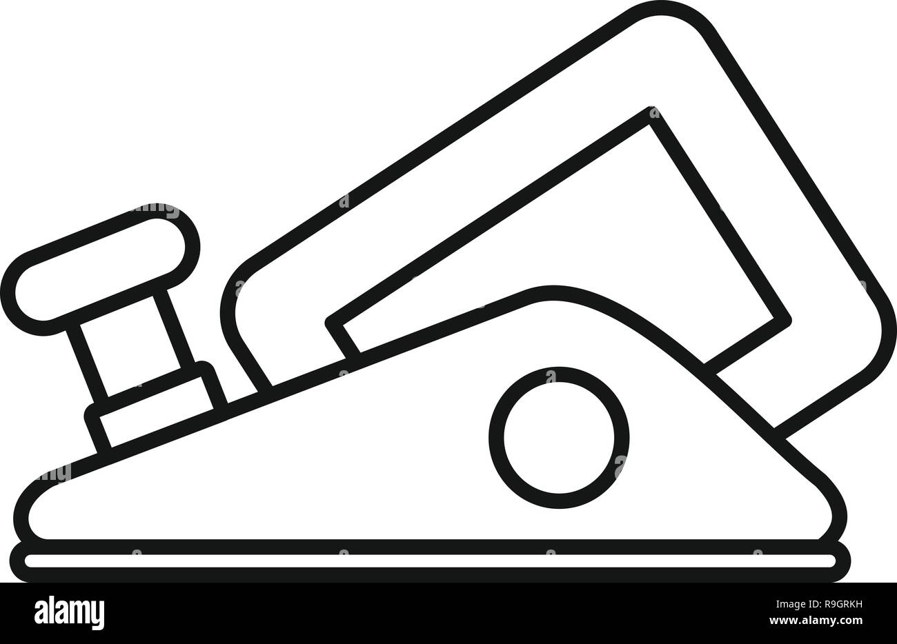 Modern jack plane icon. Outline modern jack plane vector icon for web ...