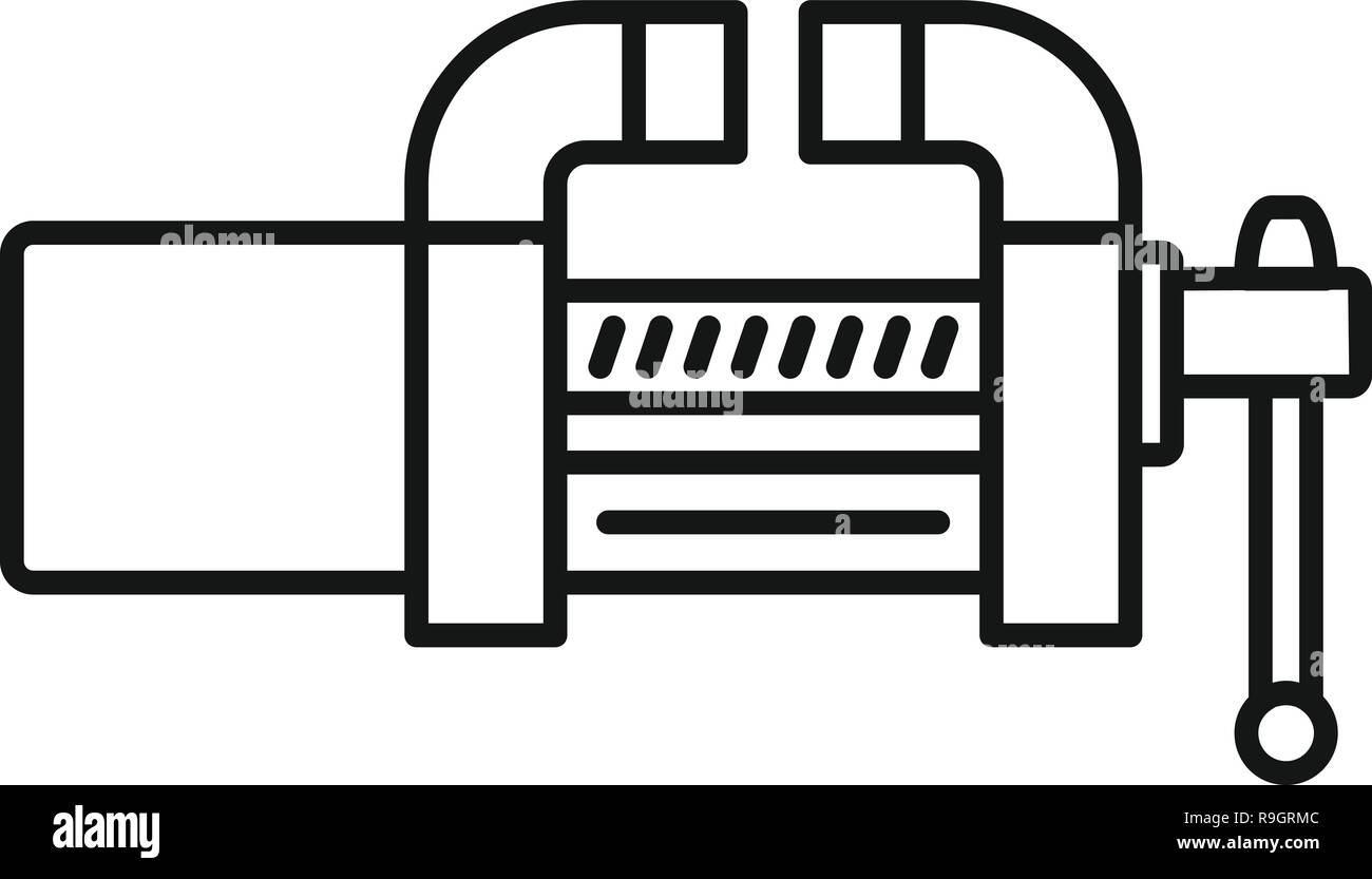 Garage vice icon. Outline garage vice vector icon for web design ...