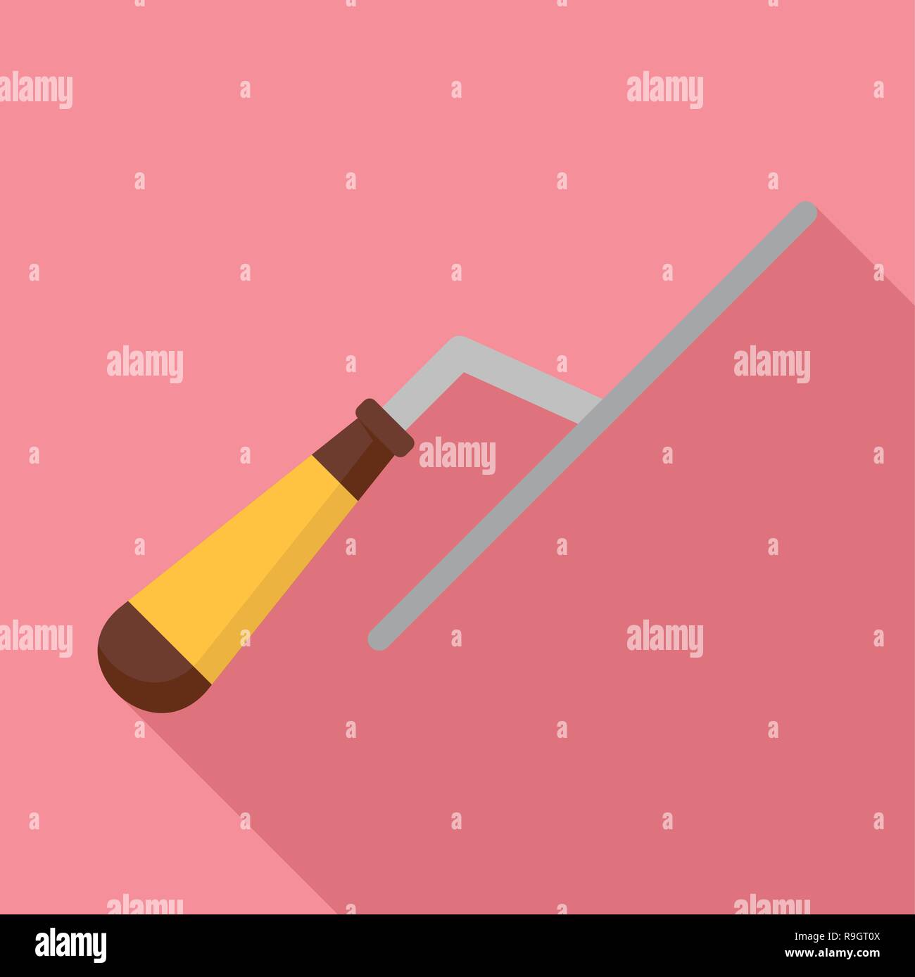 Trowel icon. Flat illustration of trowel vector icon for web design ...