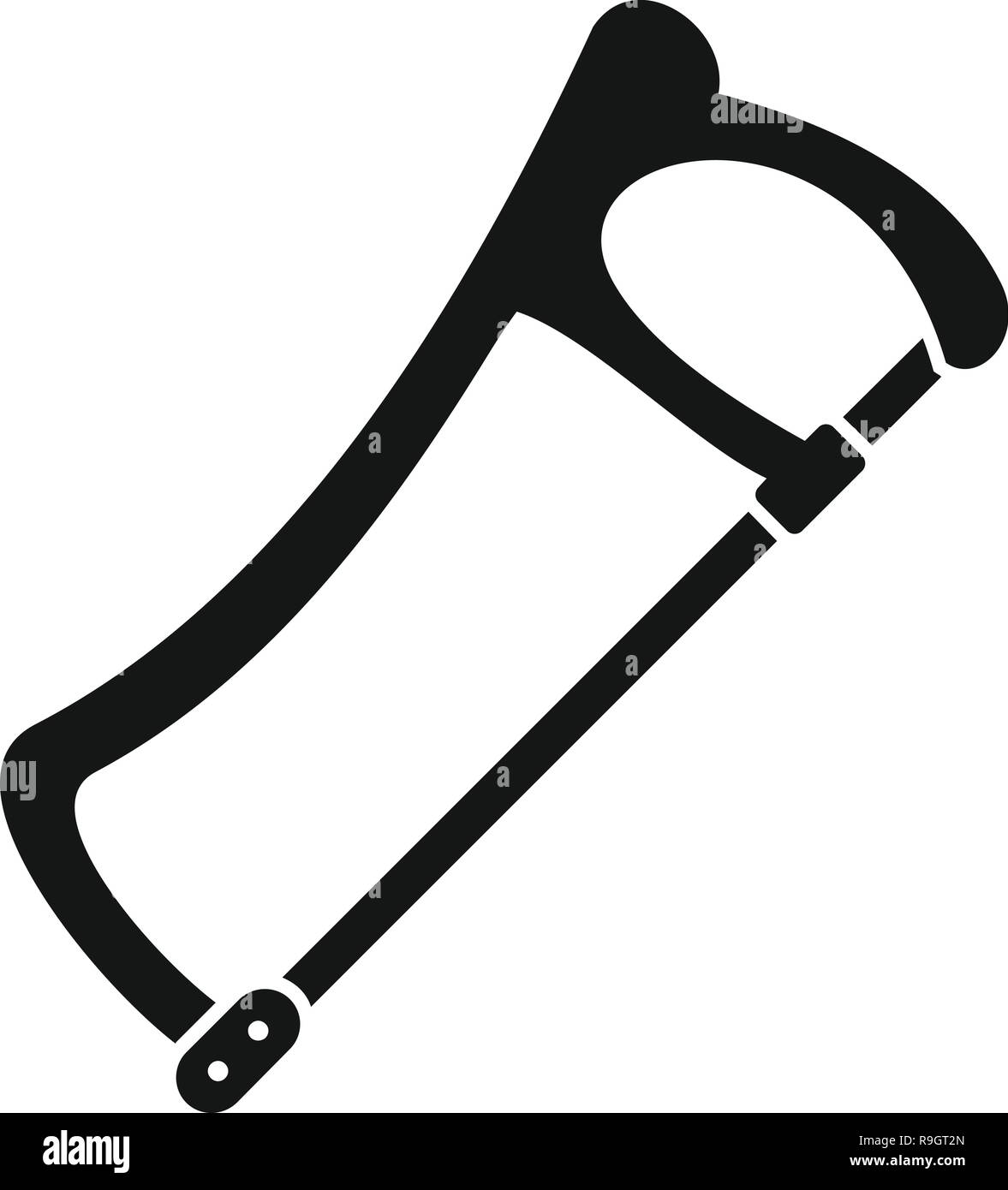 Hand saw icon. Simple illustration of hand saw vector icon for web ...