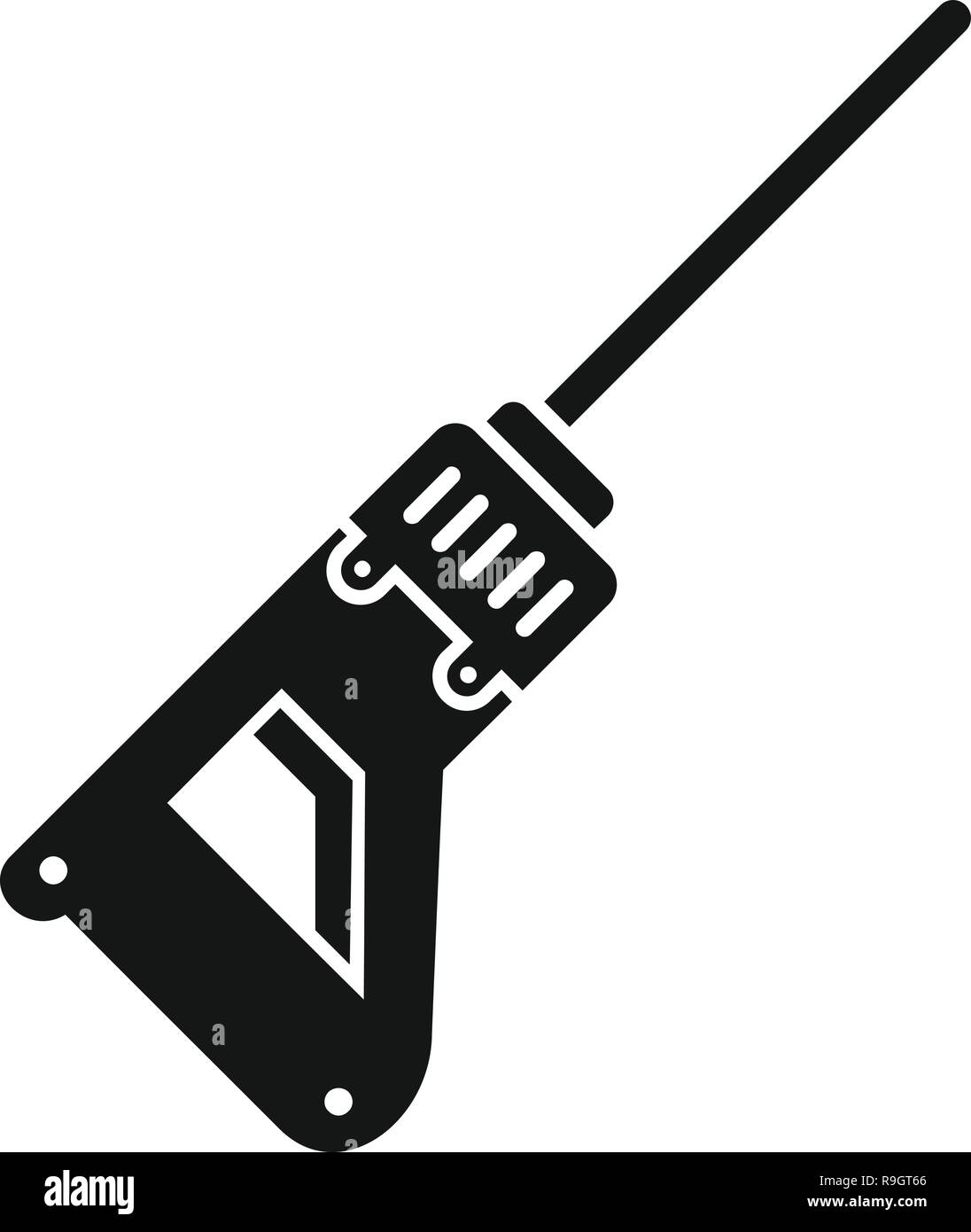 Rock drill icon. Simple illustration of rock drill vector icon for web ...