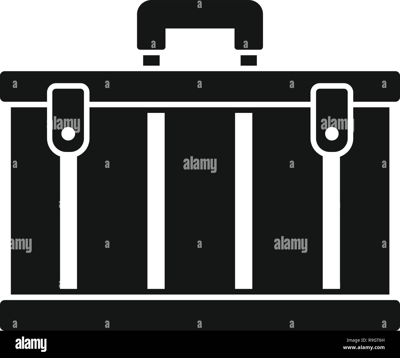 Tool box icon. Simple illustration of tool box vector icon for web ...