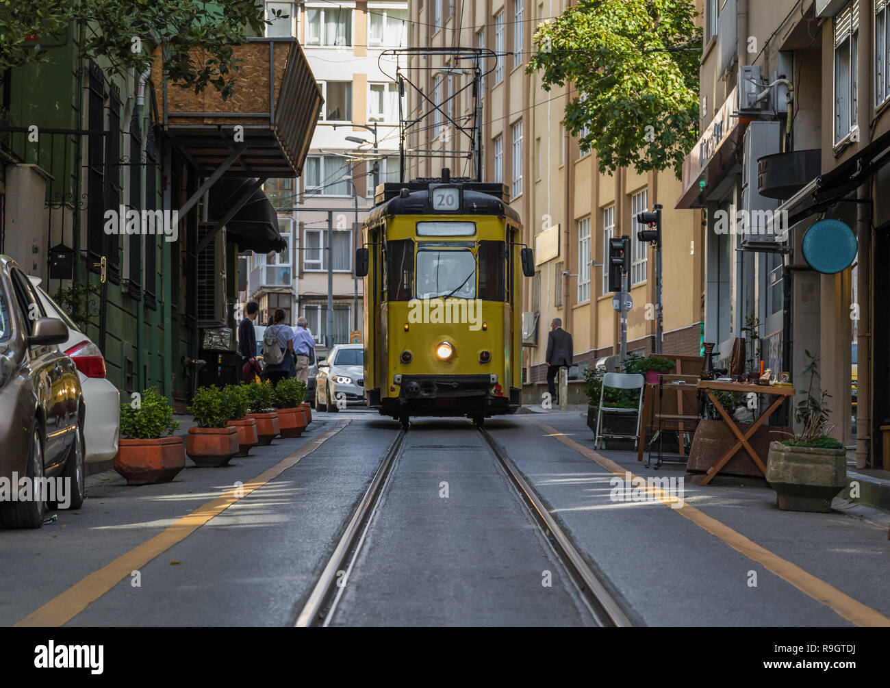 Istanbul, Turkey - the Moda district, on the Asian side of Istanbul ...