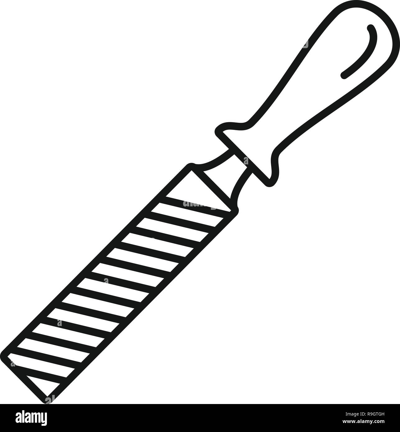 Rasp file tool icon. Outline rasp file tool vector icon for web design ... Rasp file tool icon. Outline rasp file tool vector icon for web design ...