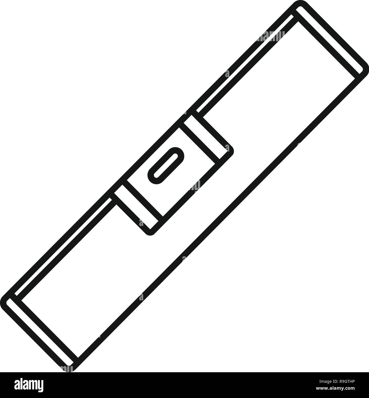 Level tool icon. Outline level tool vector icon for web design isolated ...