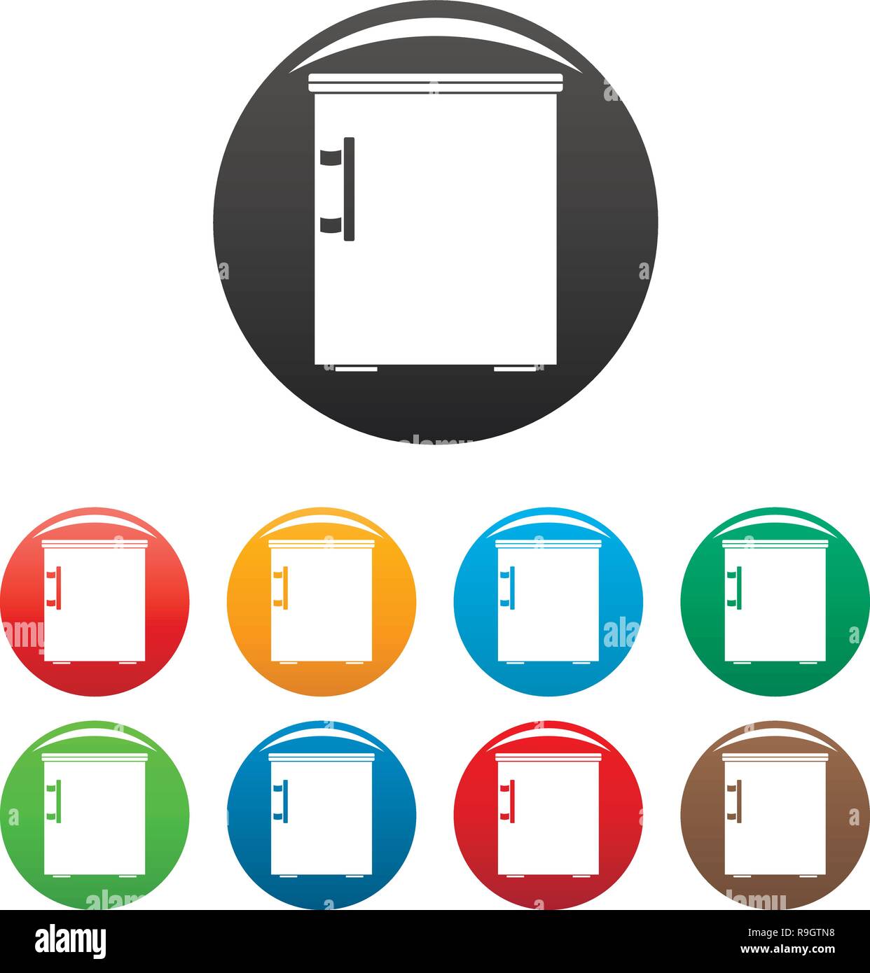 Built in freezer Stock Vector Images - Alamy