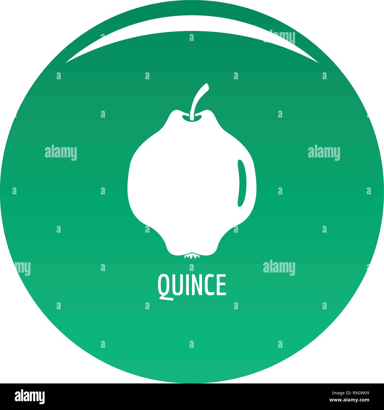Quince icon. Simple illustration of quince vector icon for any design ...