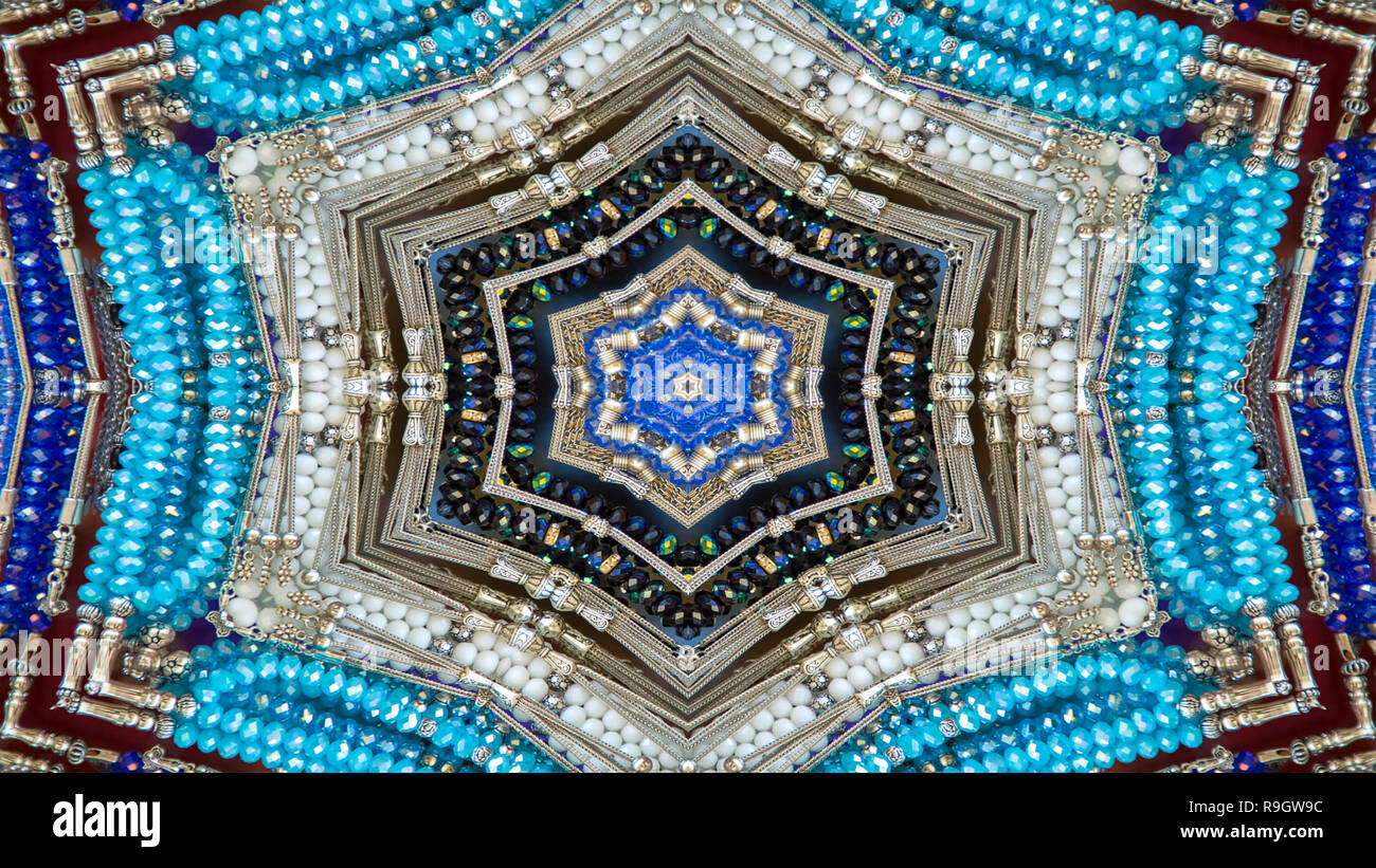 Abstract Colorful Hypnotic Symmetric Pattern Ornamental Decorative ...