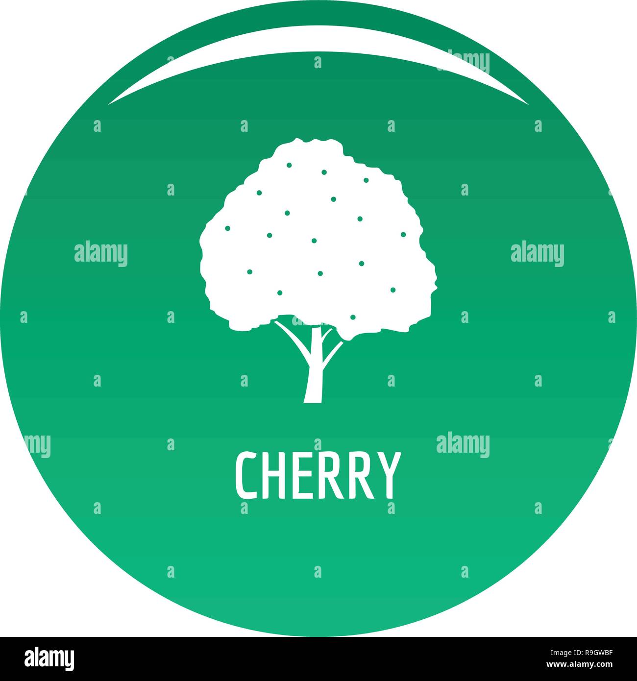 Cherry icon. Simple illustration of cherry vector icon for any design ...