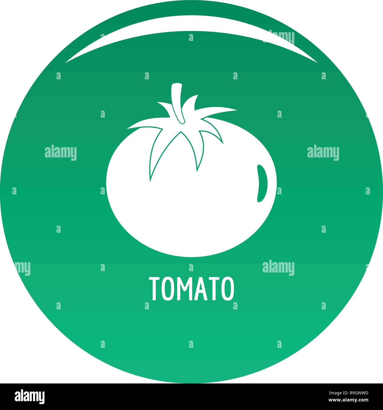 Tomato icon. Simple illustration of tomato vector icon for any design ...
