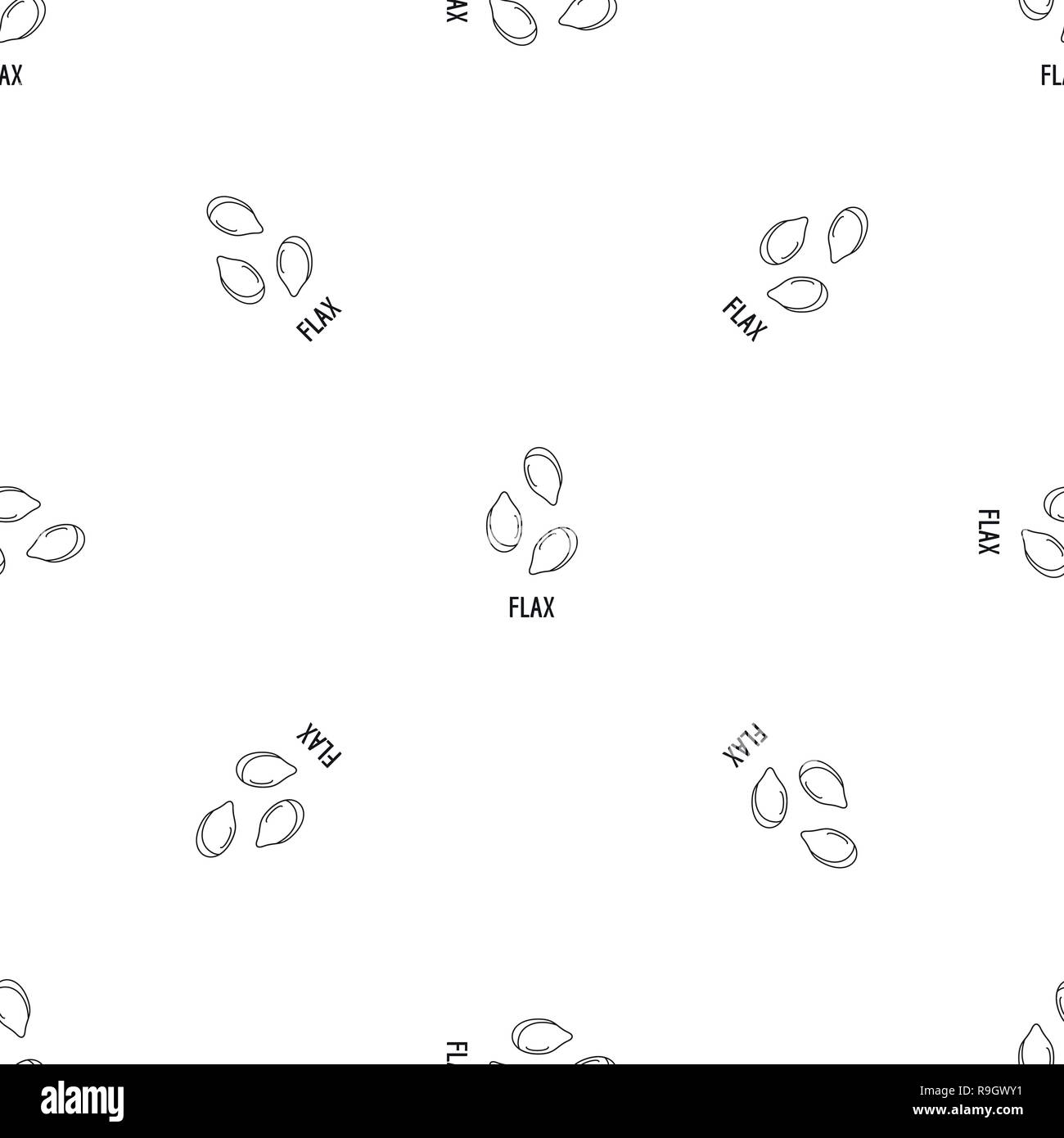 Flax icon. Outline illustration of flax vector icon for web design ...