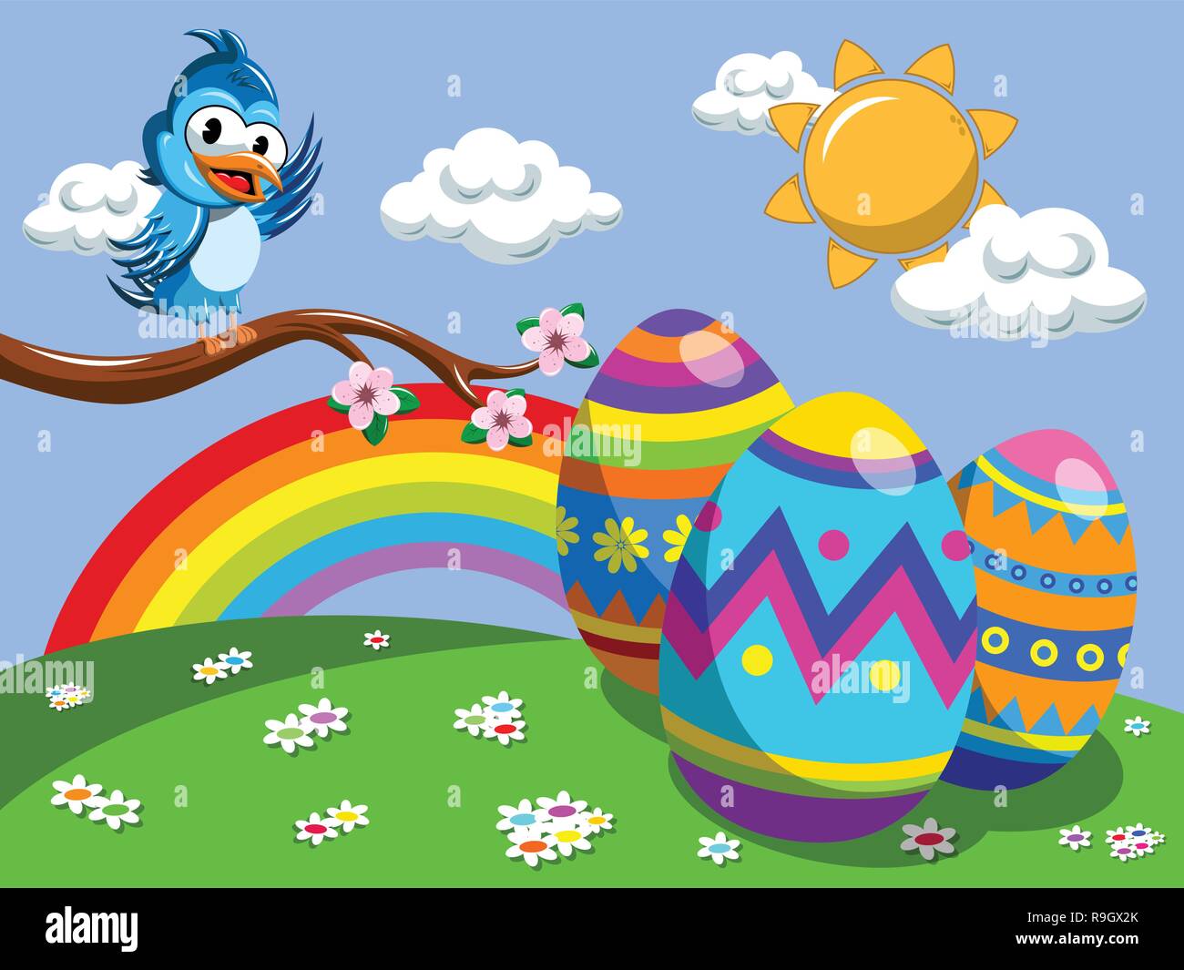Outdoor bird eggs Stock Vector Images - Alamy