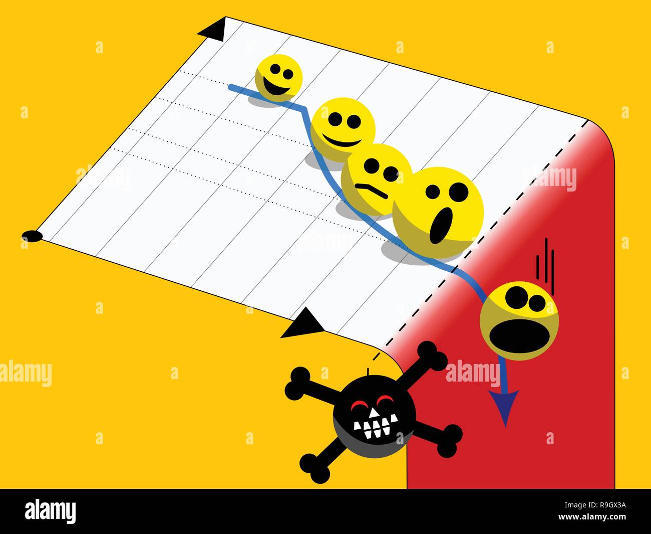 Deadline pressure self control concept emoticons Stock Vector Image ...
