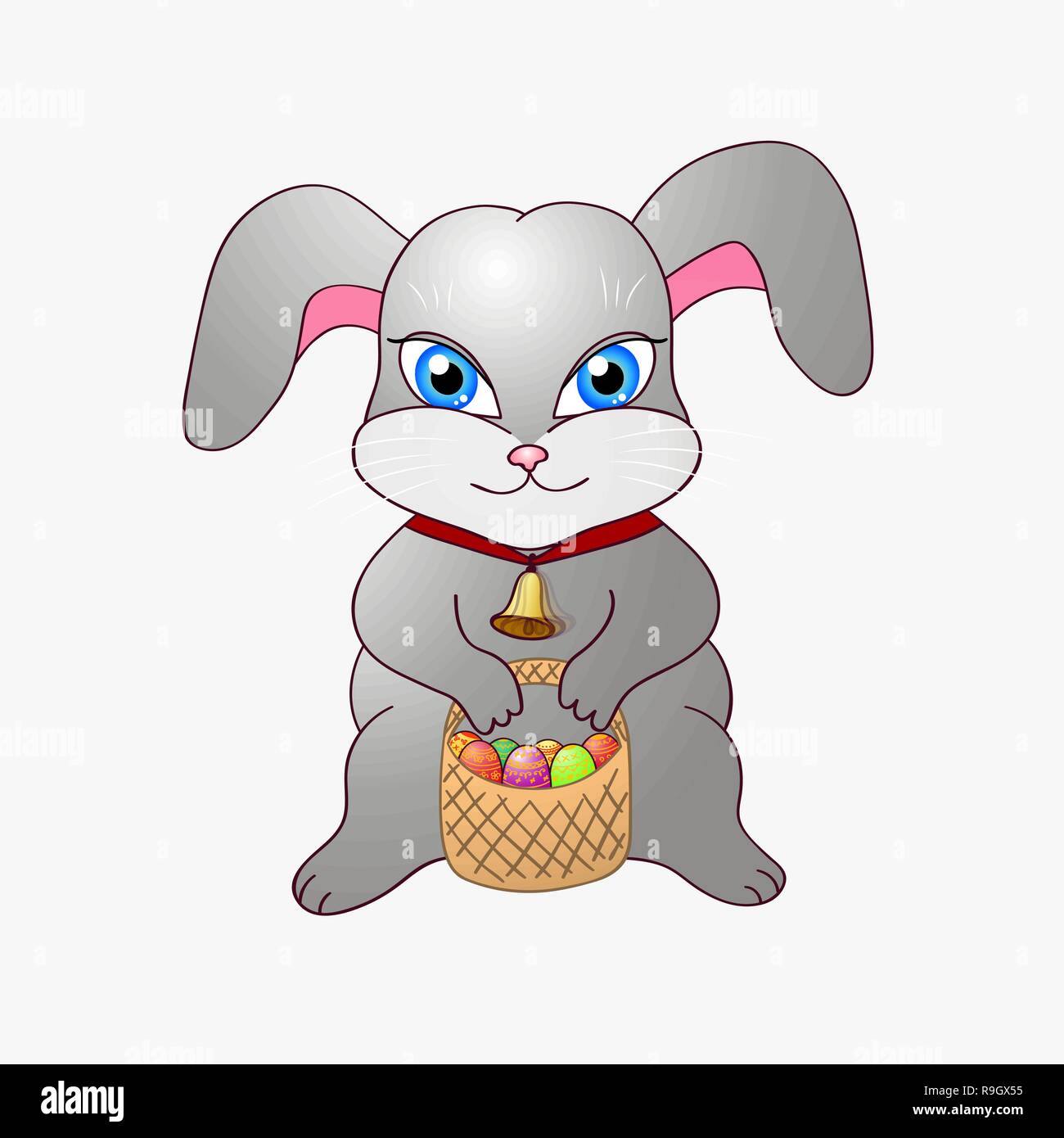 Bell around neck Stock Vector Images - Alamy