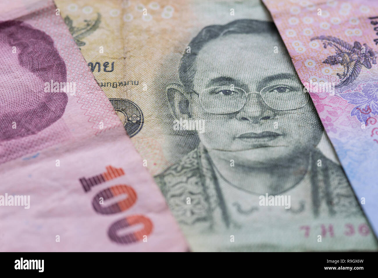 thai baht bank note Stock Photo - Alamy