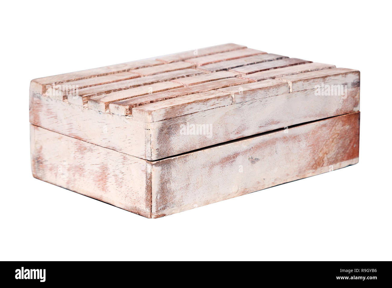 Closeup vintage texture wooden old weathered aged empty closed ...