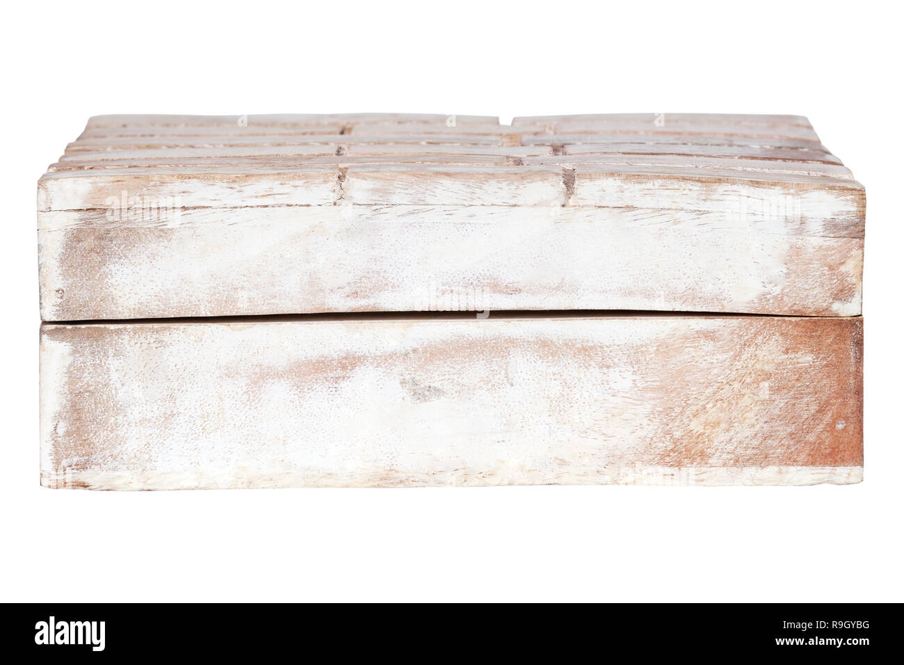 Closeup vintage texture wooden old weathered aged empty closed ...