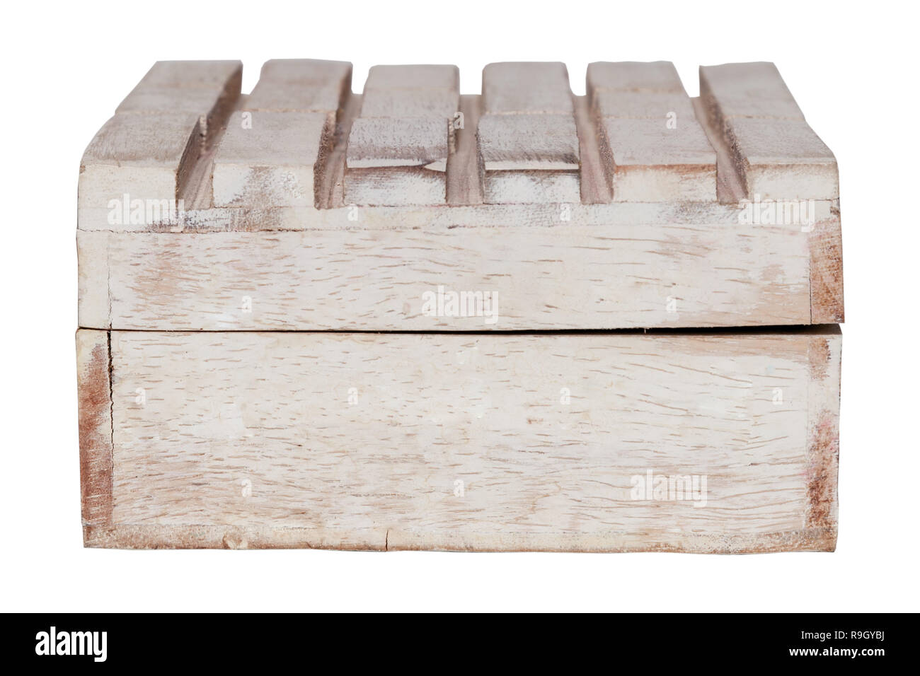 Closeup vintage texture wooden old weathered aged empty closed ...