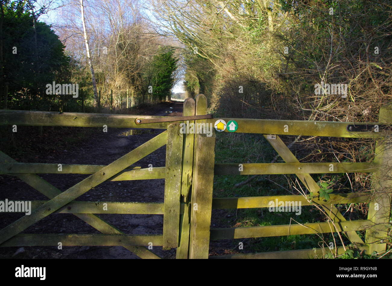 The Macmillan Way. Long-distance trail. Gloucestershire. Cotswolds ...