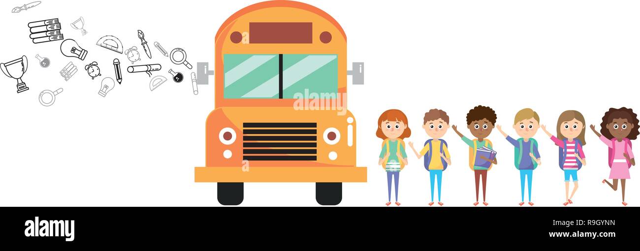 school study element cartoon Stock Vector Image & Art - Alamy