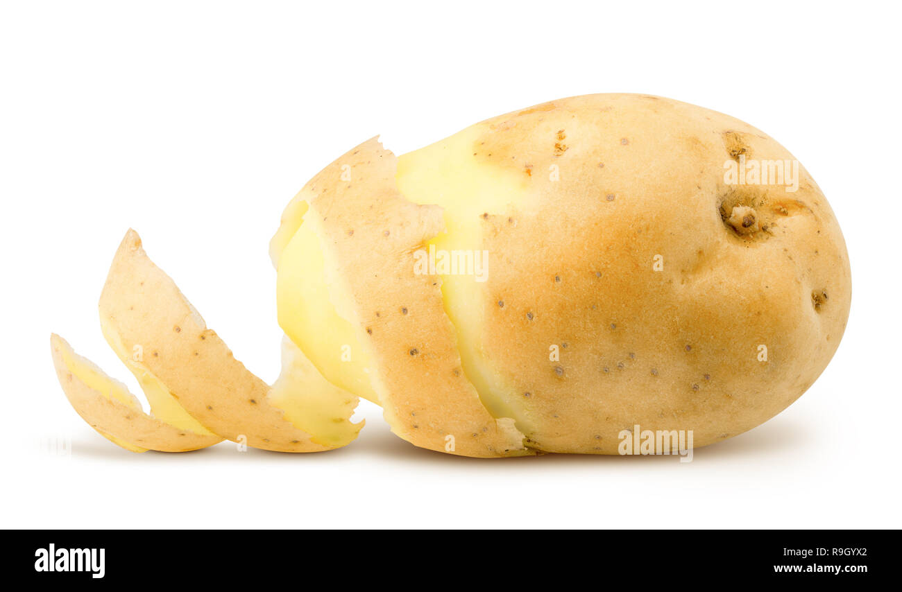 potato, isolated on white background, clipping path, full depth of ...