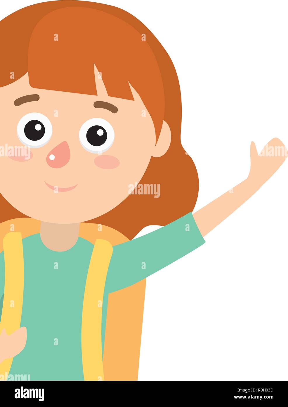 cute girl cartoon Stock Vector Image & Art - Alamy