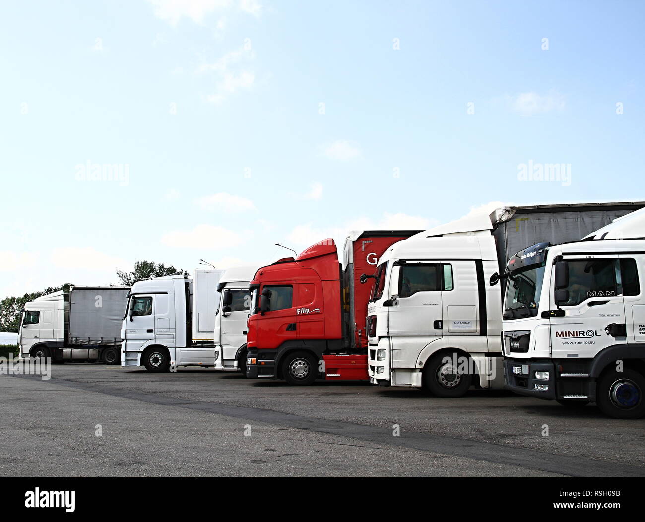 Heavy goods vehicle driver hi-res stock photography and images - Alamy