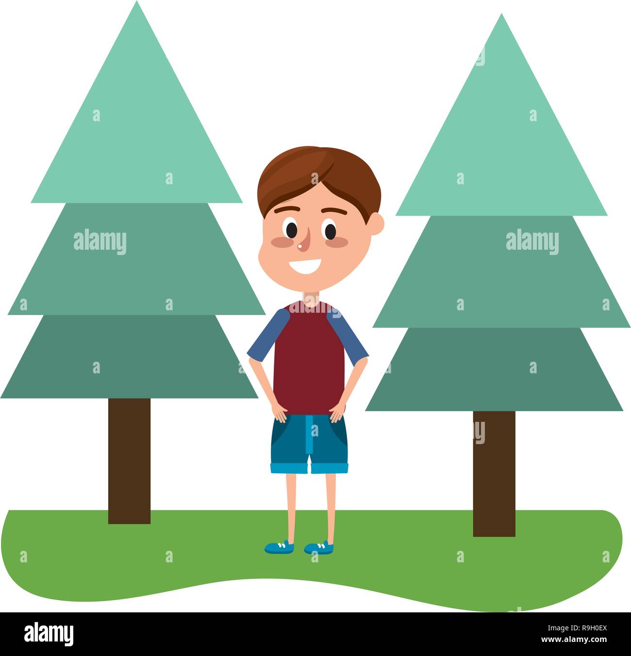 cute child cartoon Stock Vector Image & Art - Alamy
