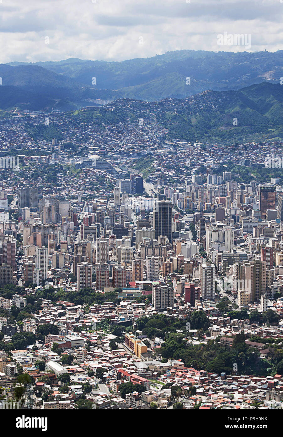 Venezuela caracas aerial view hi-res stock photography and images - Alamy