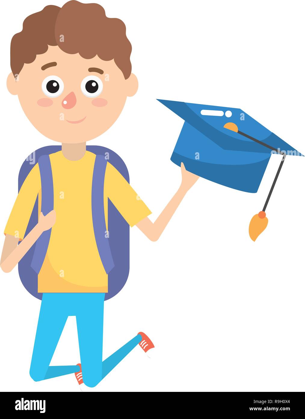 elementary school cartoon Stock Vector Image & Art - Alamy