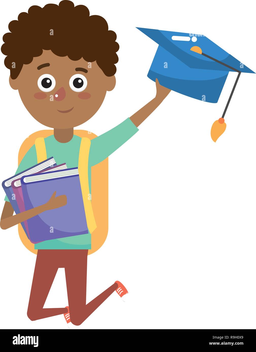 elementary school cartoon Stock Vector Image & Art - Alamy