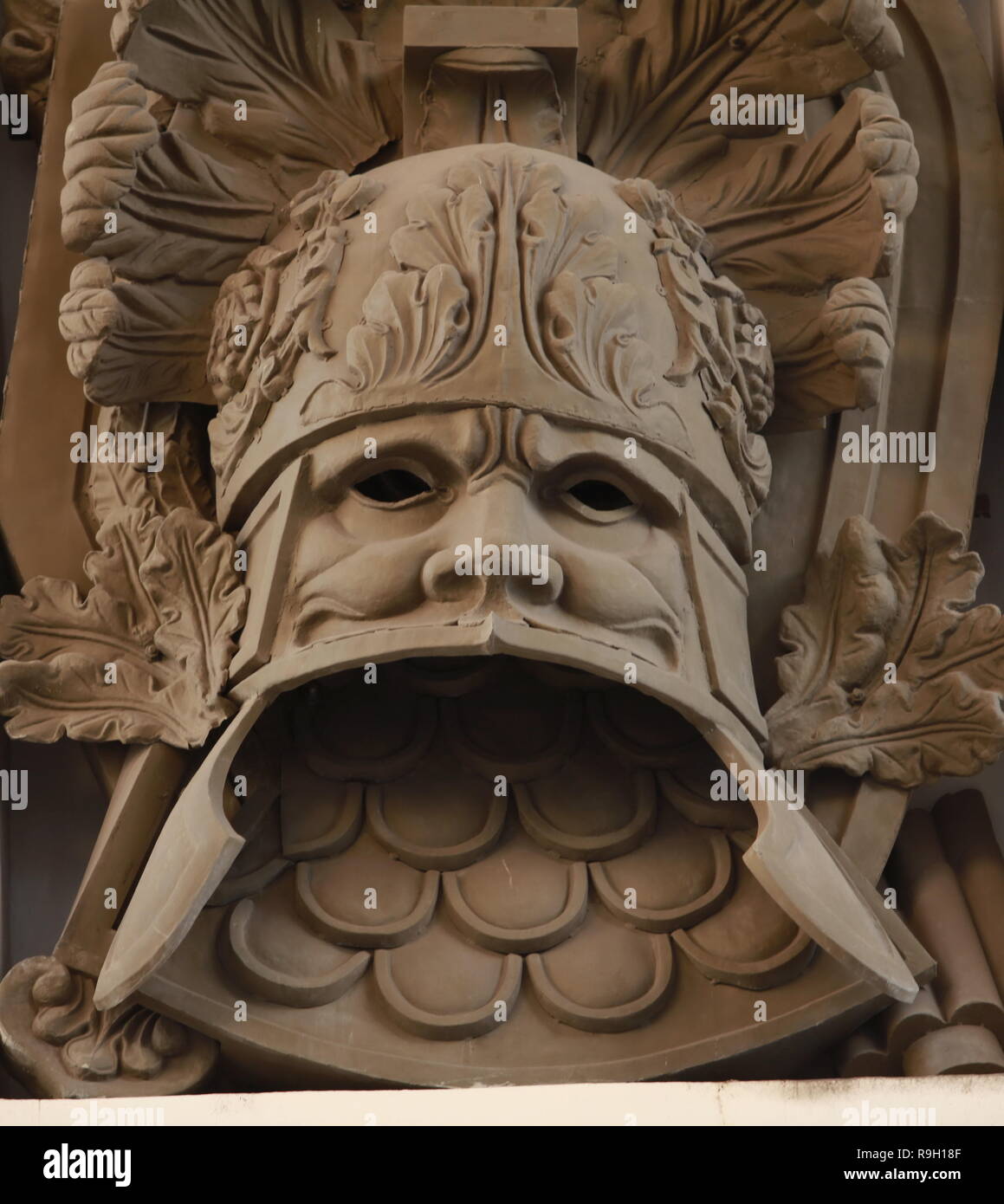 wall mounted military bas relief Stock Photo - Alamy