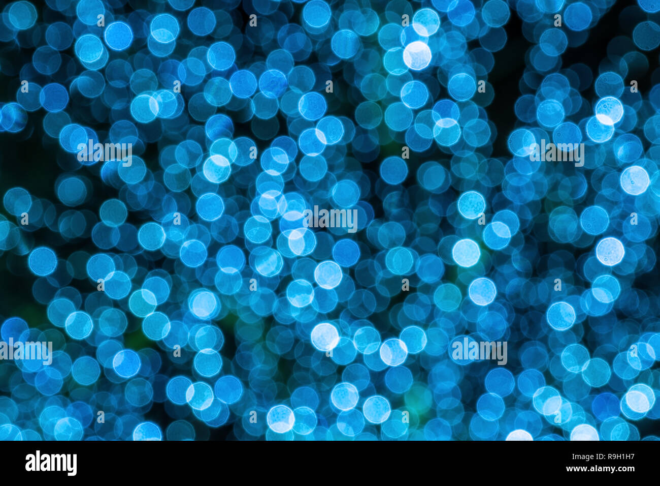 Blue neon of spots Stock Photo - Alamy