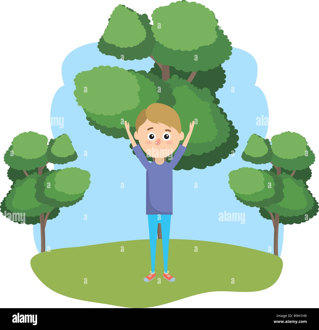 cute child cartoon Stock Vector Image & Art - Alamy