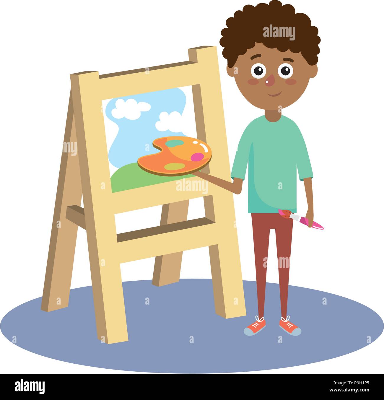 elementary school cartoon Stock Vector Image & Art - Alamy