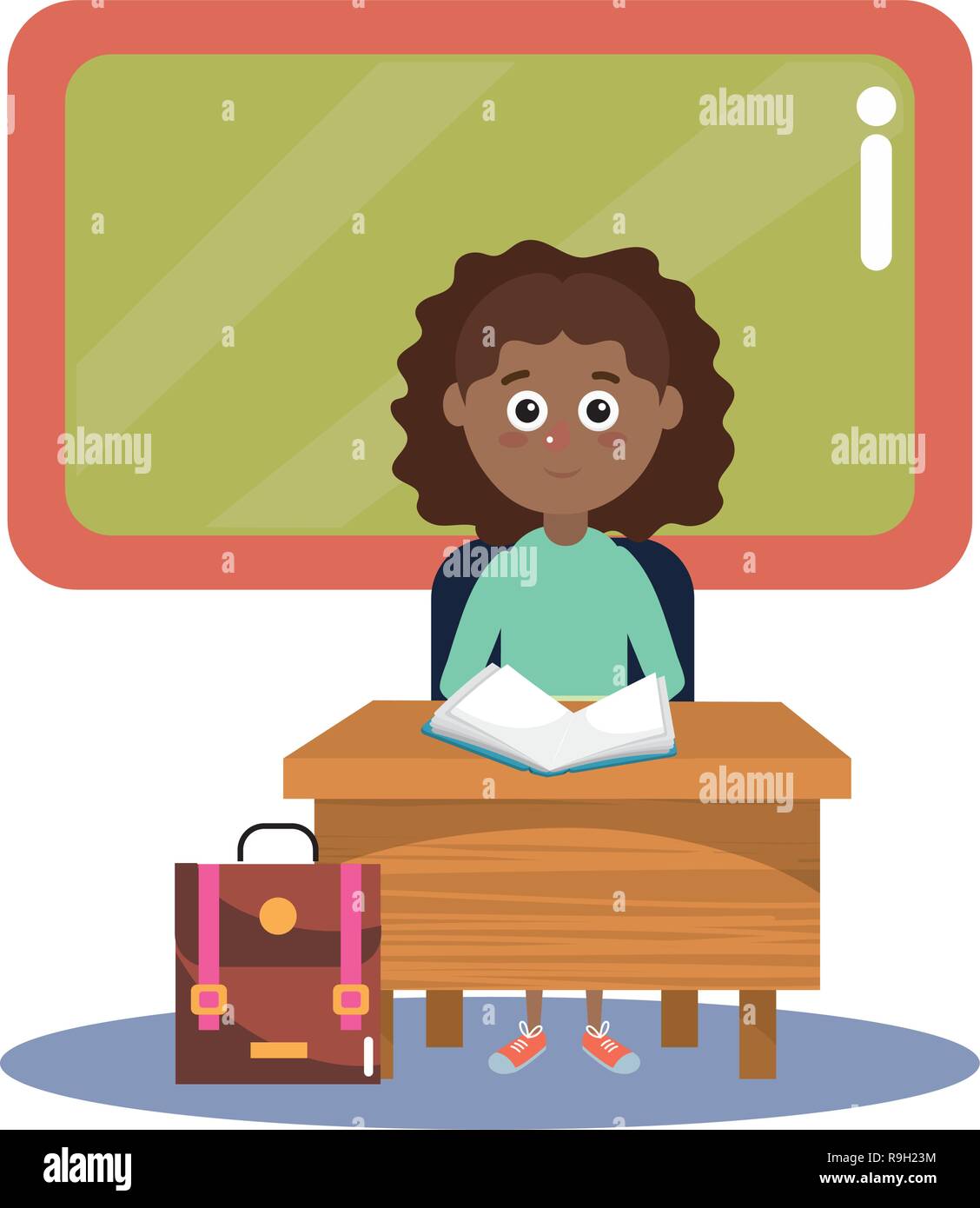 elementary school cartoon Stock Vector Image & Art - Alamy