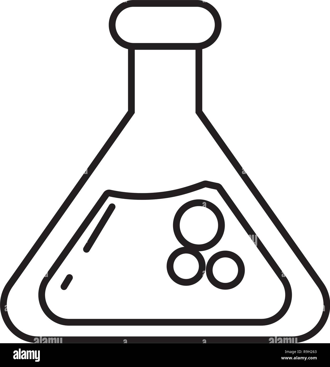 chemistry beaker glass cartoon Stock Vector Image & Art - Alamy